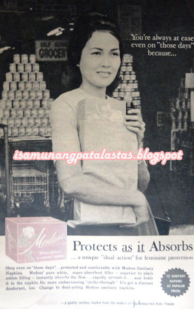 ISA MUNANG PATALASTAS: 237. Brand Stories: MODESS® Sanitary Napkin of ...