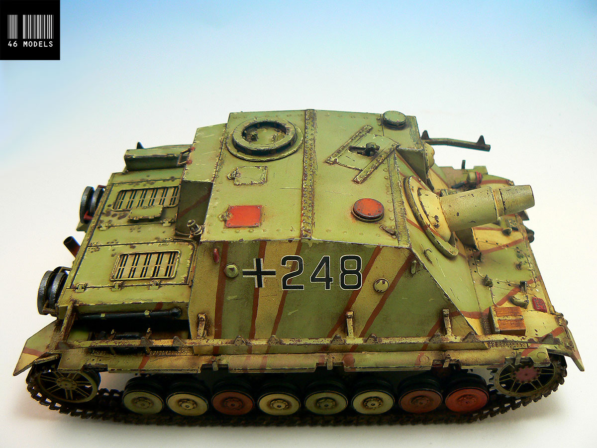 46 MODELS by Tomasz Bajer : 1/35 STURMPANZER IV BRUMMBAR LATE, Sd.Kfz. 166