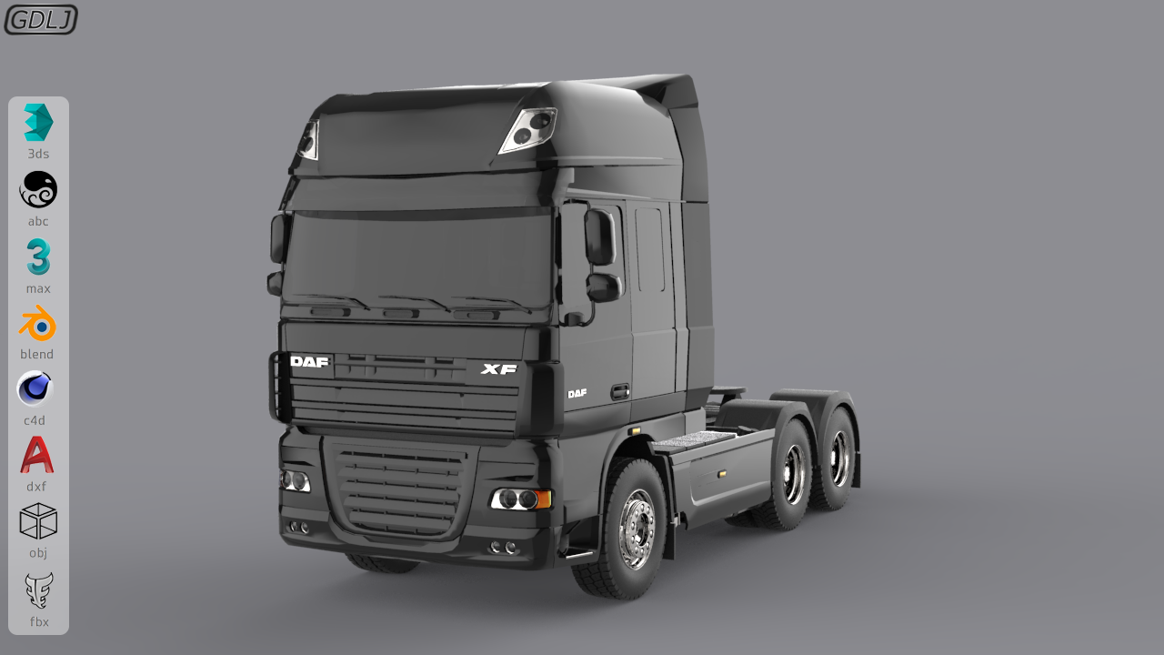 DAF XF 105 Black | Layth Jawad