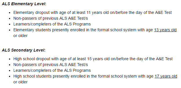 Details about Alternative Learning System (ALS) - PH Trending