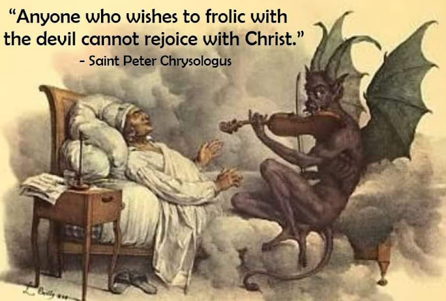 CATHOLICITYBLOG: NEVER OPEN THE DOOR TO THE DEVIL