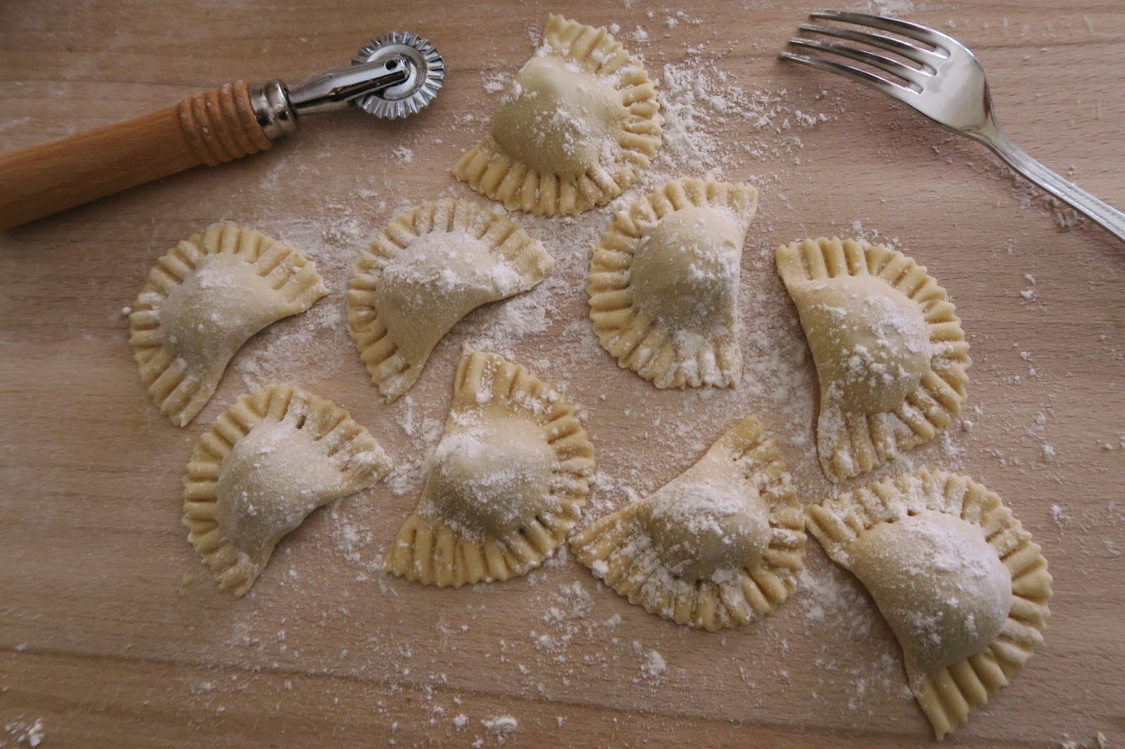 Chestnut & Mushroom Ravioli inspired by an Autumn outing in Daylesford ...