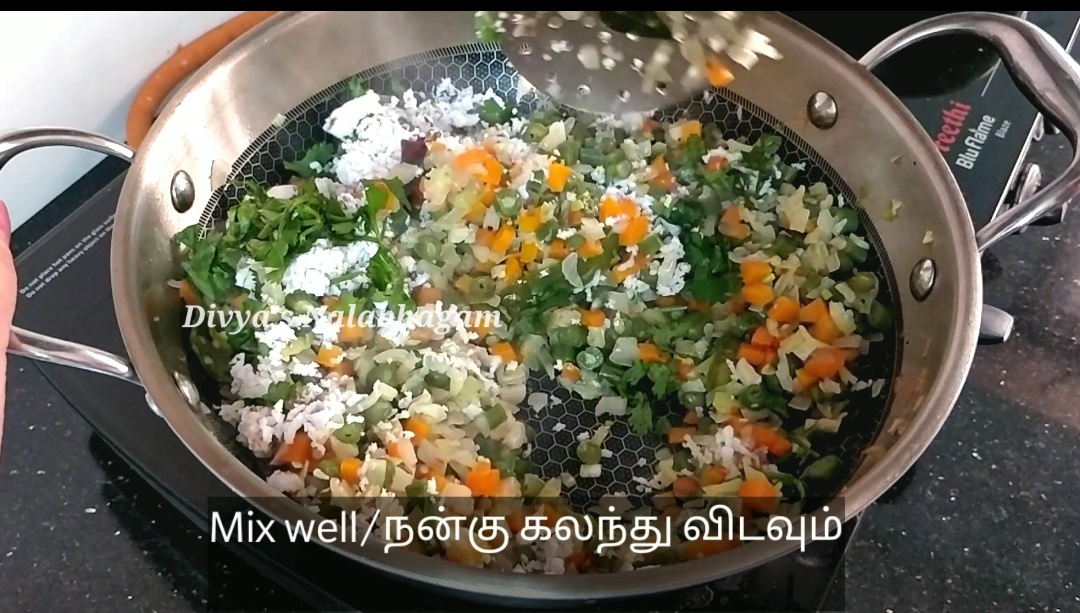 Kadamba Poriyal | Carrot Beans Cabbage Poriyal | Mixed Vegetable Stir ...