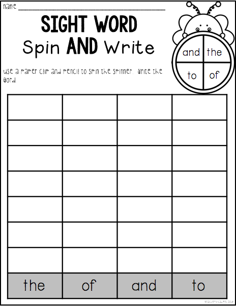 Teacher's Cabinet: The Ultimate Sight Word Challenge