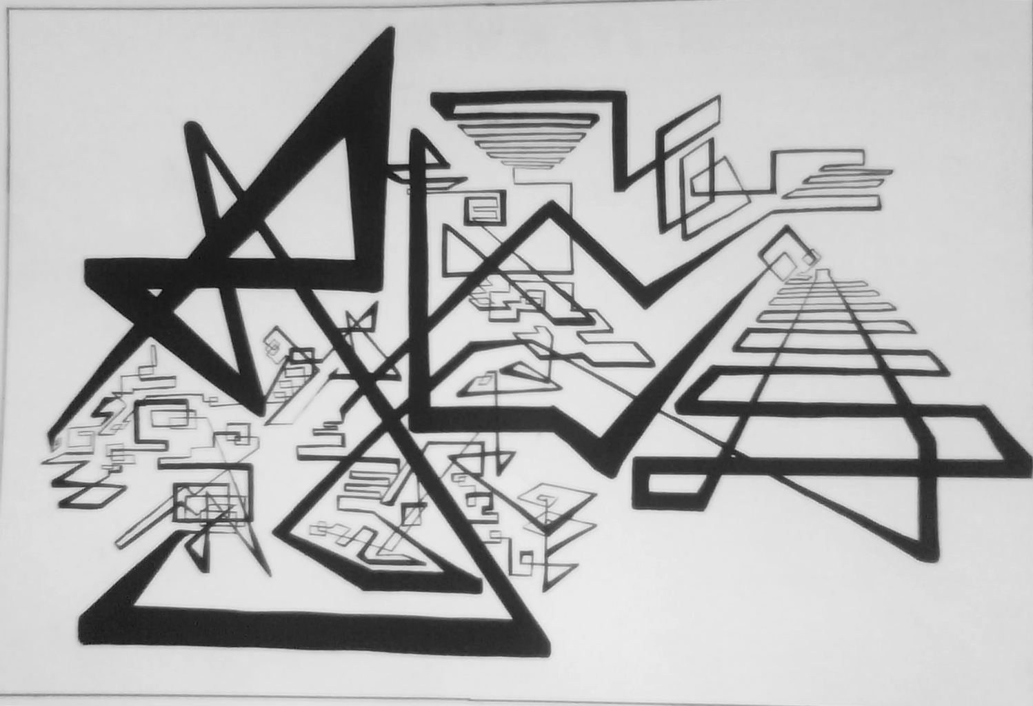 bellas artes: composición lineal