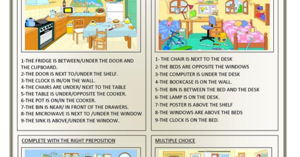 NICE TO TEACH YOU: THE HOUSE AND PREPOSITIONS OF PLACE