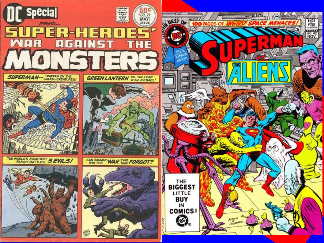 Dave's Comic Heroes Blog: Superman Vs Giant Insects