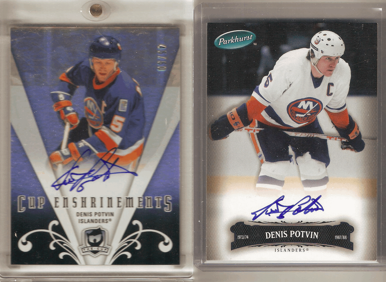 Hockey Card Heaven: 1,000 Point NHL Player Autographs - #65 Denis Potvin