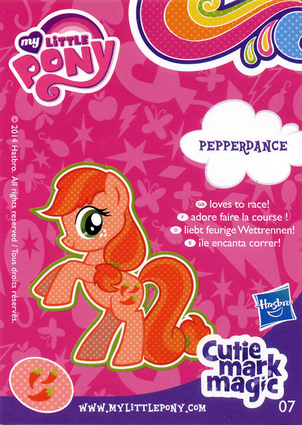 MLP Pepperdance Blind Bag Cards | MLP Merch