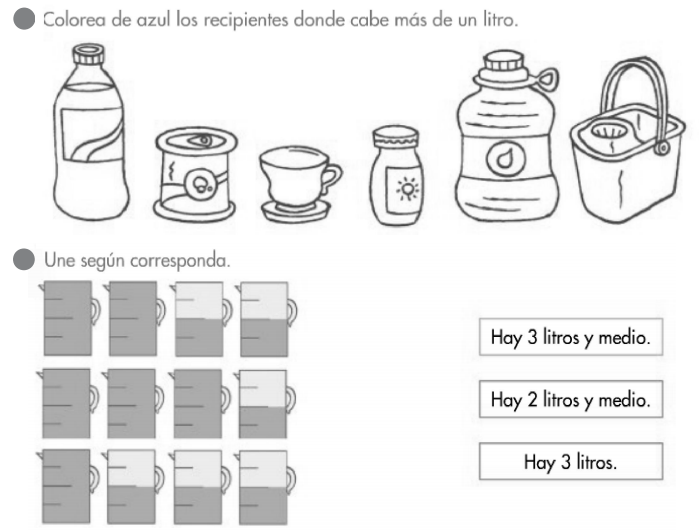 LA CLASE DE LA SEÑO ANA: PRACTICAMOS CAPACIDAD.