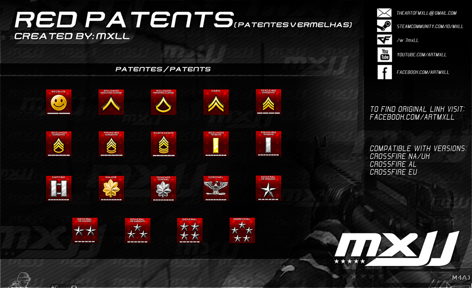 Game Delivery Tudo De Games Online Patente Personalizada Cf RED RANKS game-delivery-tudo-de-games-online-patente-personalizada-cf-red-ranks
