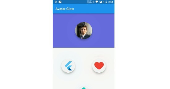 A Flutter Package providing Avatar Glow Widget - Flutter Tutorial