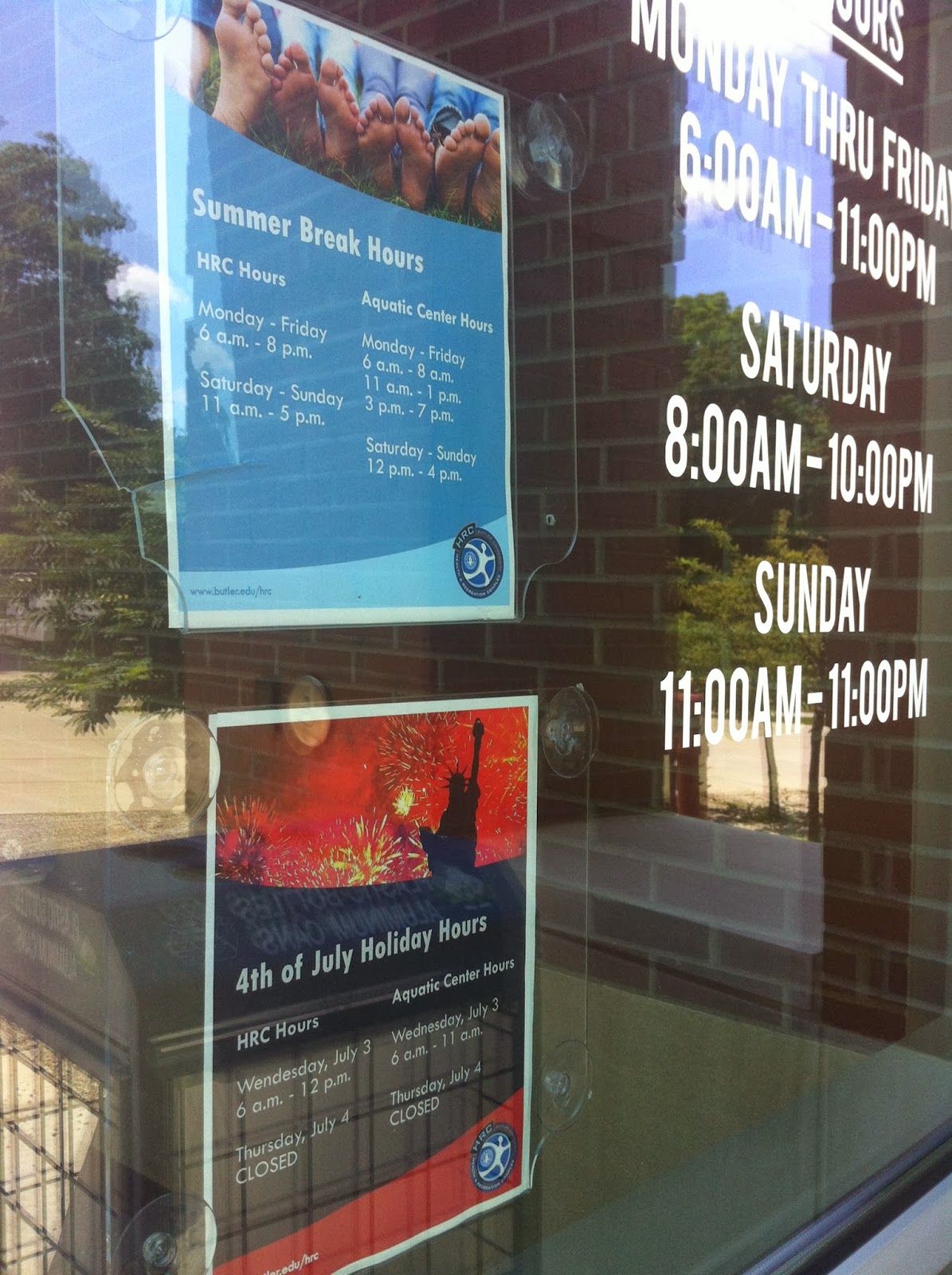 Amber Mills: Special Hours Signs