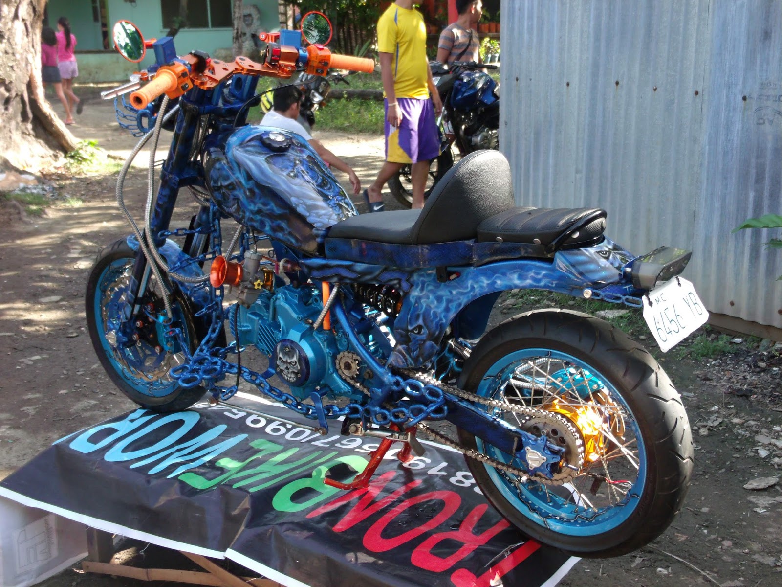 underbone tuner: The Ghost Rider: Custom Kawasaki Fury 125 Bobber by ...