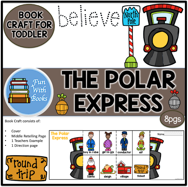 THE POLAR EXPRESS TODDLER BOOK CRAFT ~ Book Units by Lynn