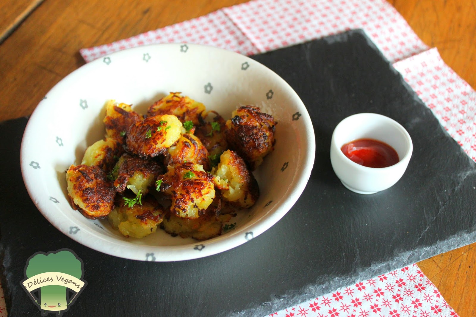 Petites patates ou tater tots, vegans 😋
