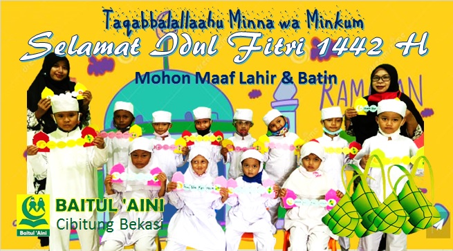 TKIT-TPQ BAITUL 'AINI: POSTER & SPANDUK UCAPAN SELAMAT IDUL FITRI 1442 ...