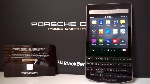 BlackBerry Porsche Design P'9983 Graphite Launched at Rs. 99,990 in ...