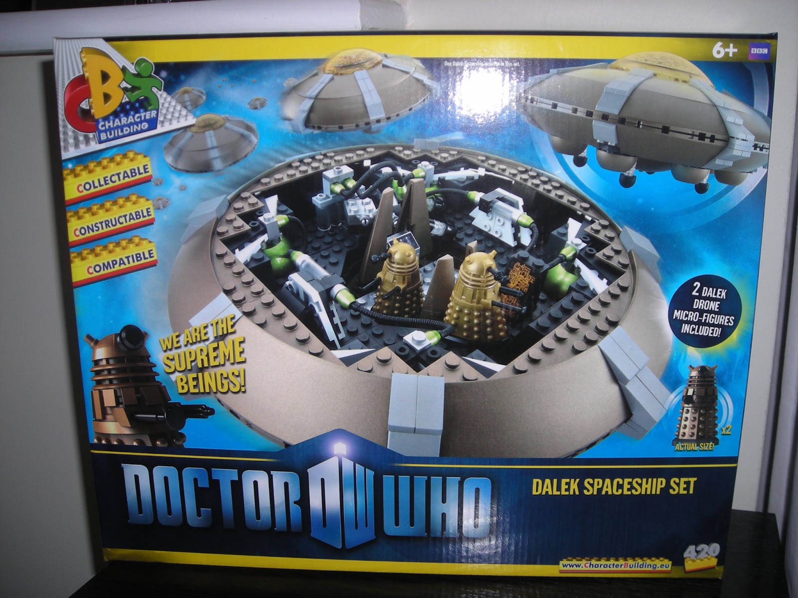 My Shiny Toy Robots: Toybox REVIEW: Character Building Doctor Who Dalek ...