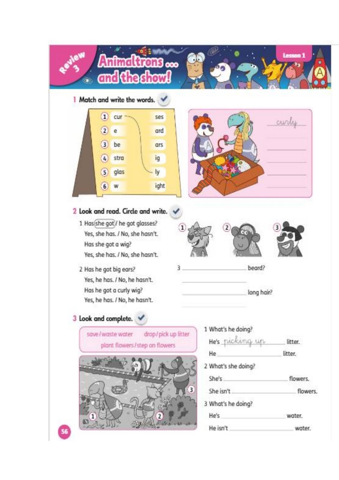 Tercero aprende en casa: Repaso inglés