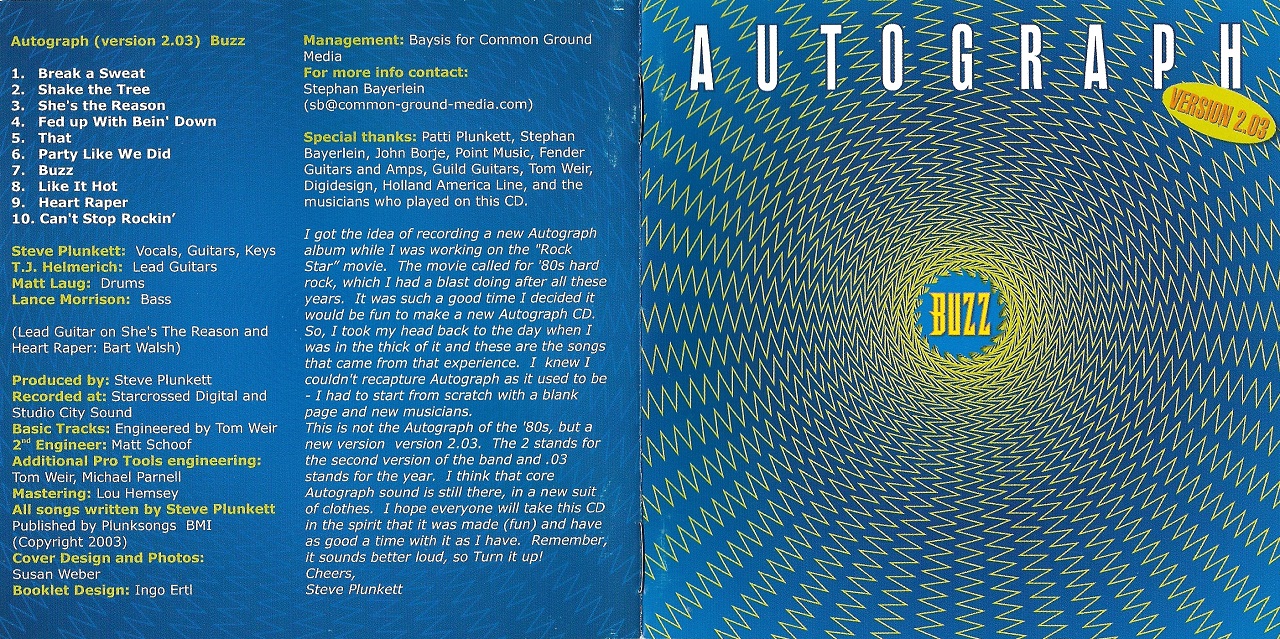 Cries from the Quiet World: Autograph "Buzz"