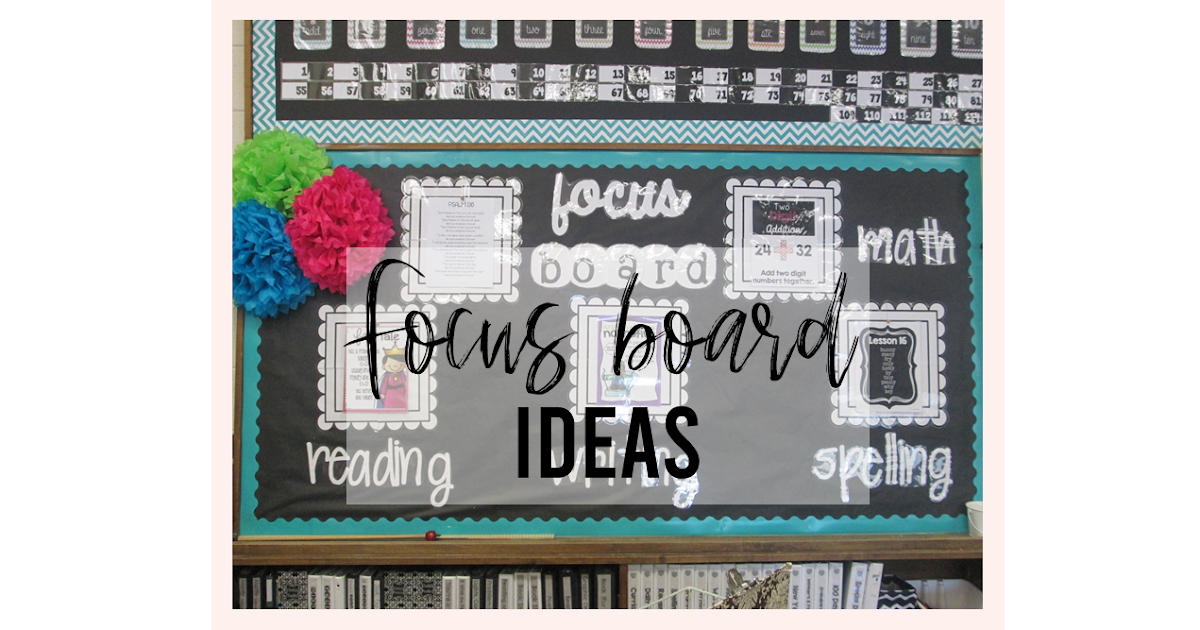 Let's FOCUS! {Focus Board/Objectives Board Inspiration} | Mrs. Bremer's ...