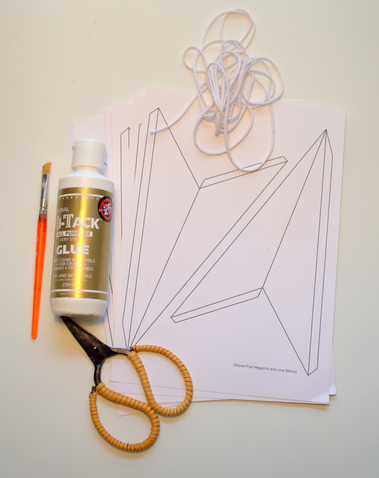 nostalgiecat: DIY paper stars...