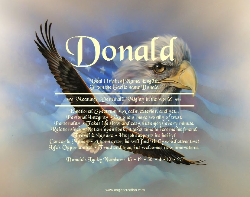 Donald | Names with meaning, Old english names, Good boy names