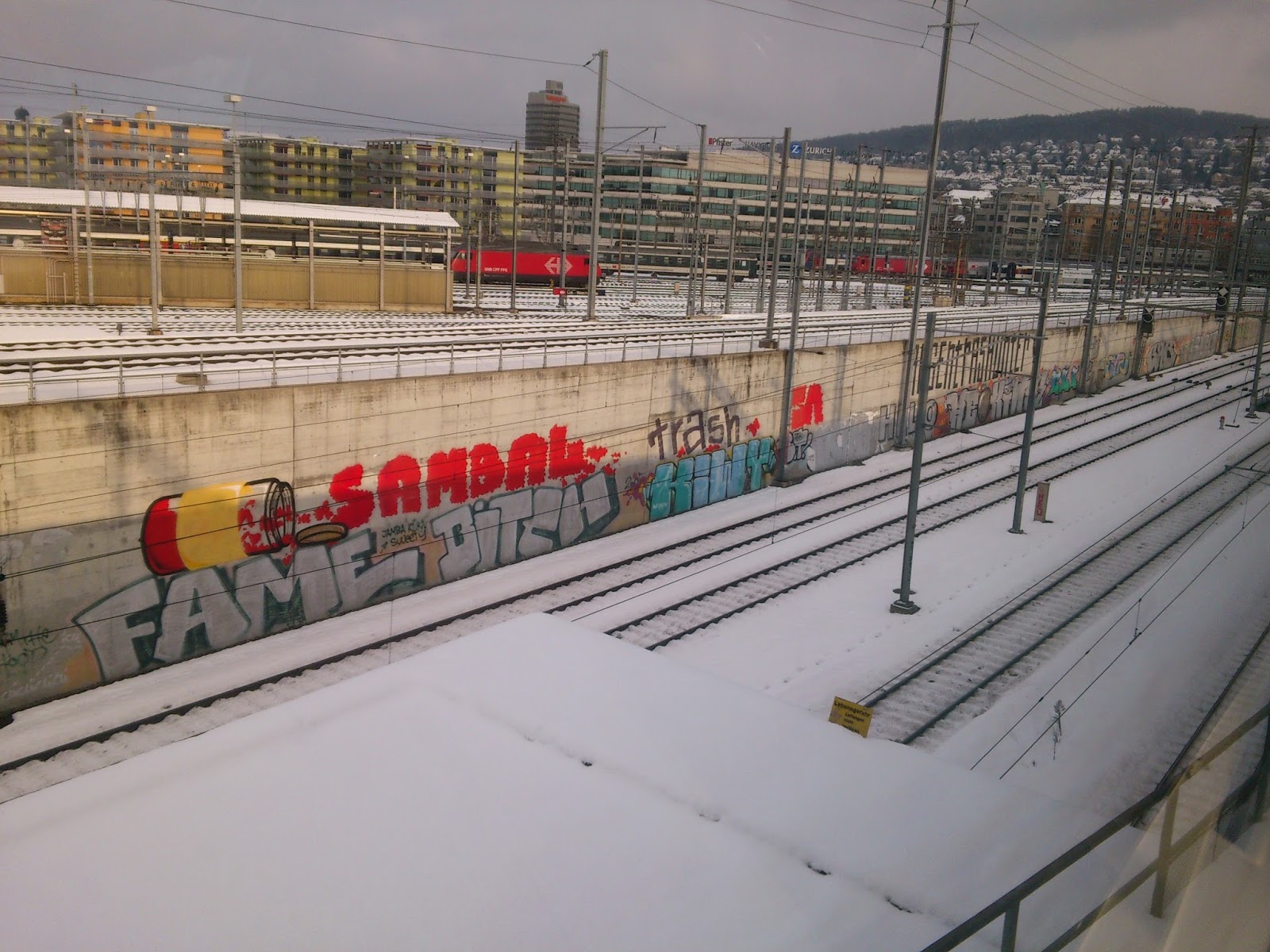 Design Process : Snow , GRAFFITI , Tracks.