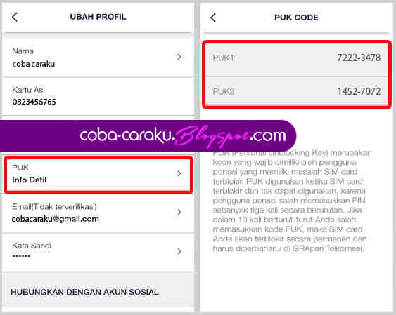 Cara Mengetahui Kode PUK Kartu SIM Semua Operator | Coba Caraku