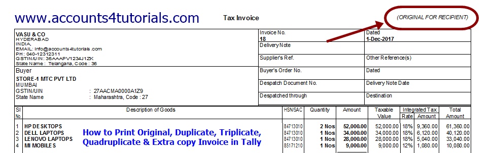How To Print Original Duplicate Triplicate And Extra Copy Invoices In Tally Accounting Tally how-to-print-original-duplicate-triplicate-and-extra-copy-invoices-in-tally-accounting-tally