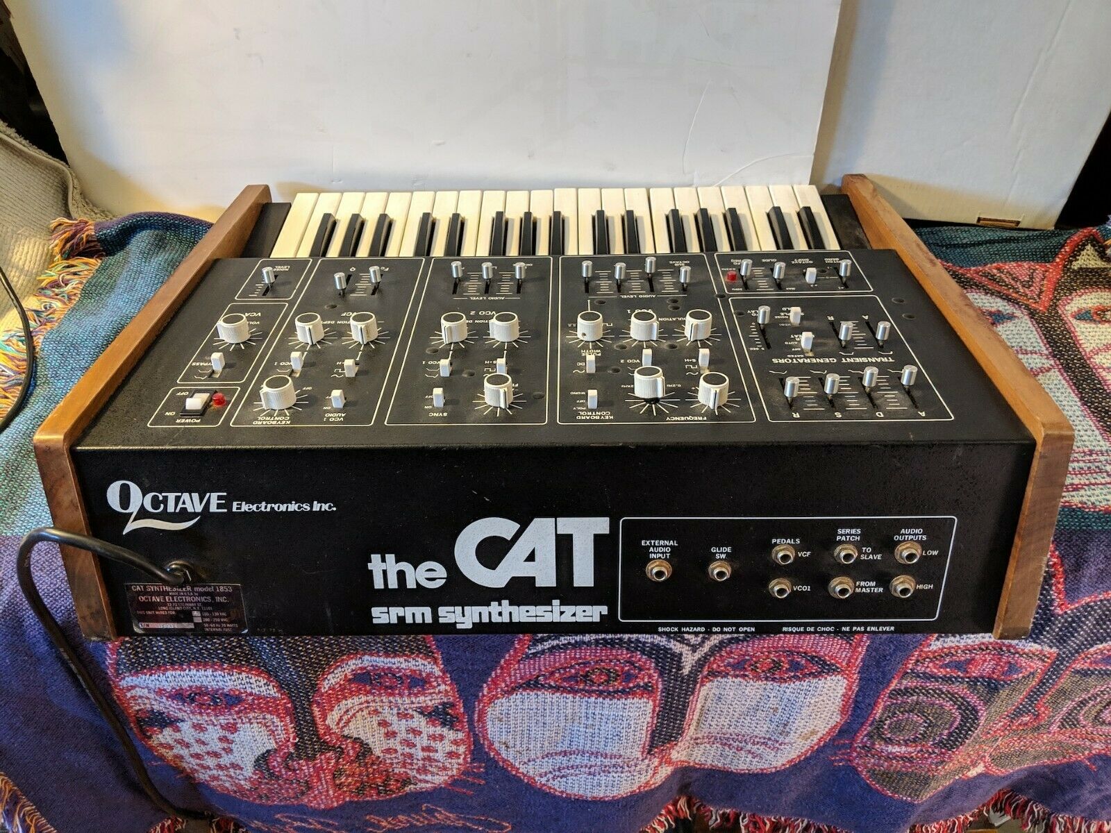 MATRIXSYNTH: VINTAGE OCTAVE THE CAT SRM SYNTHESIZER, MODEL 1853