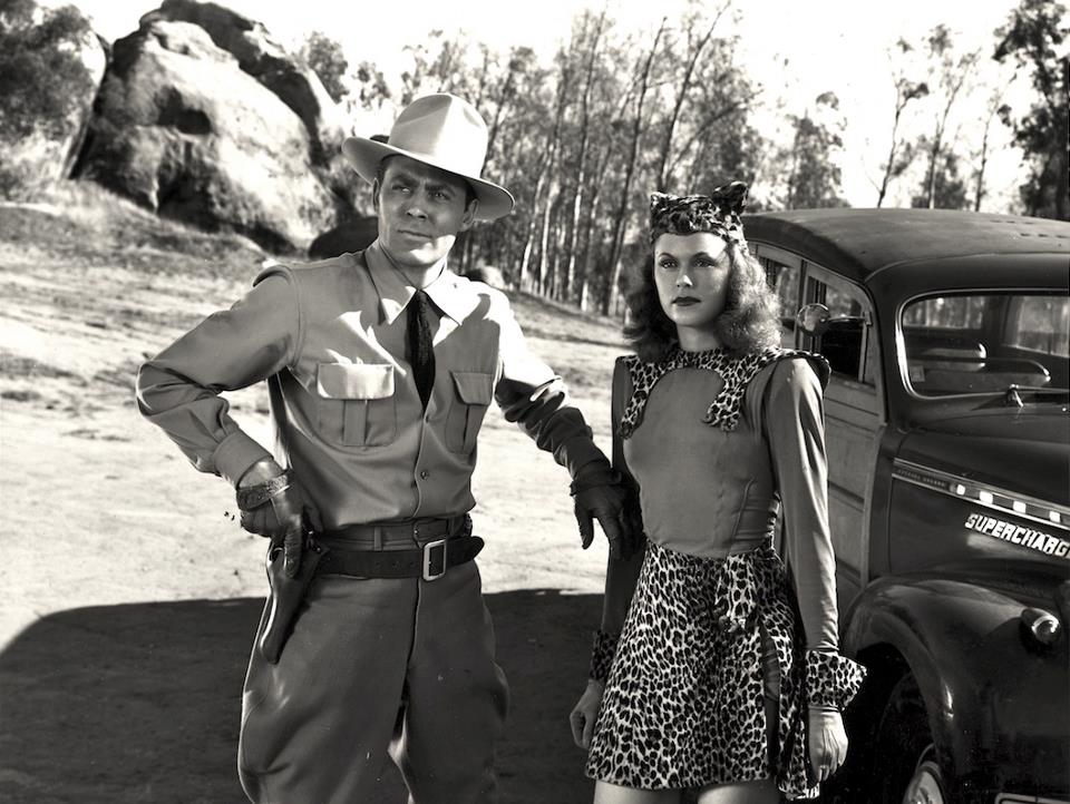 DECAYING HOLLYWOOD MANSIONS: Linda Stirling, Tiger Woman, 1944