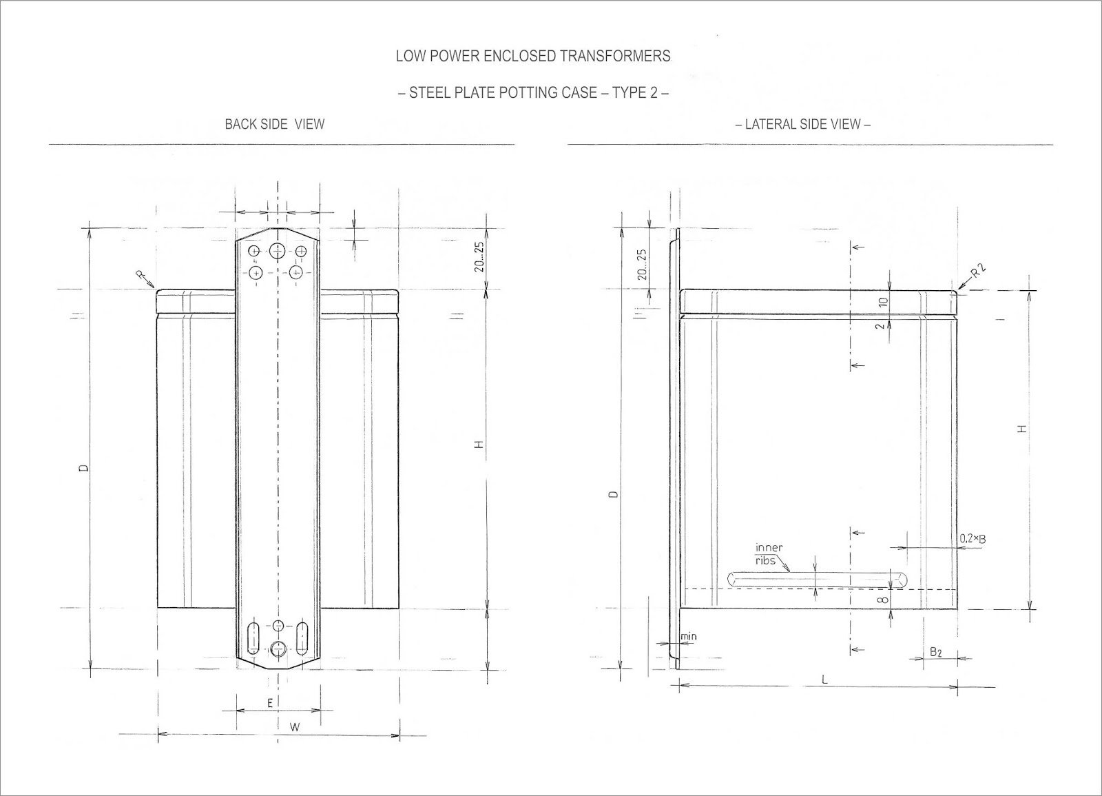 Untitled Blog: Electrical Low-power Transformers Enclosures - Potting Cases