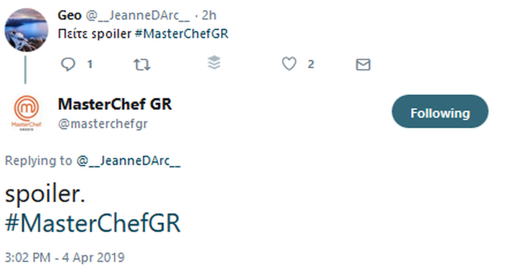 ShowTime-cy: MASTERCHEF - Η ΕΠΙΚΗ ΑΠΑΝΤΗΣΗ ΤΟΥ ΡΙΑΛΙΤΙ ΓΙΑ ΤΑ SPOILERS ...