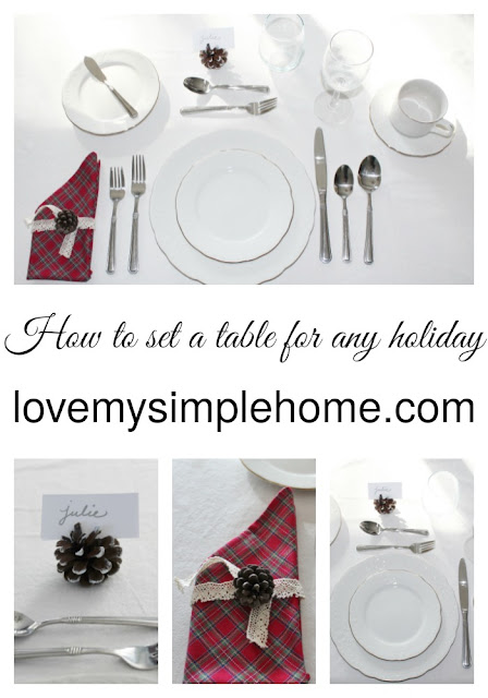 How to set a table printable | love my simple home