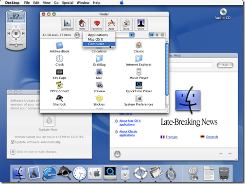 Mac Os: VERSÕES DO SISTEMA OPERACIONAL (MAC OS X)
