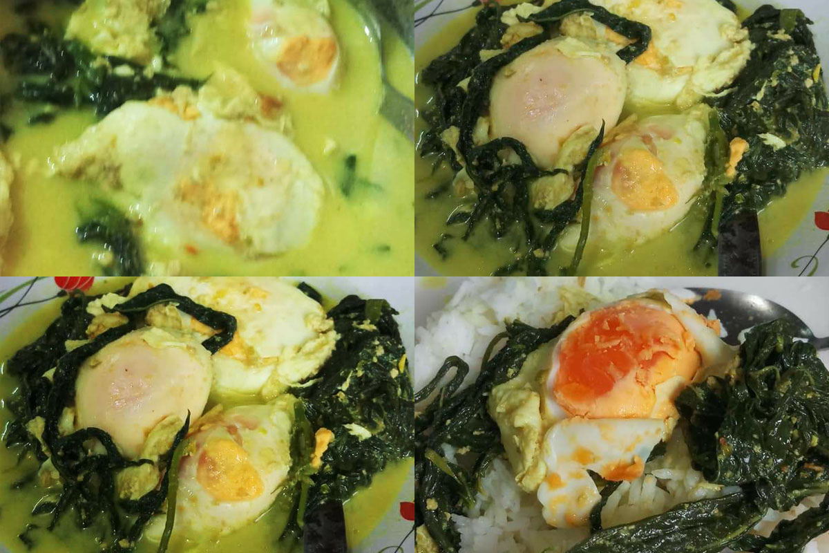 Resepi Masak Lemak Pucuk Ubi Dengan Telur Itik, Masakan Kampung Yang ...
