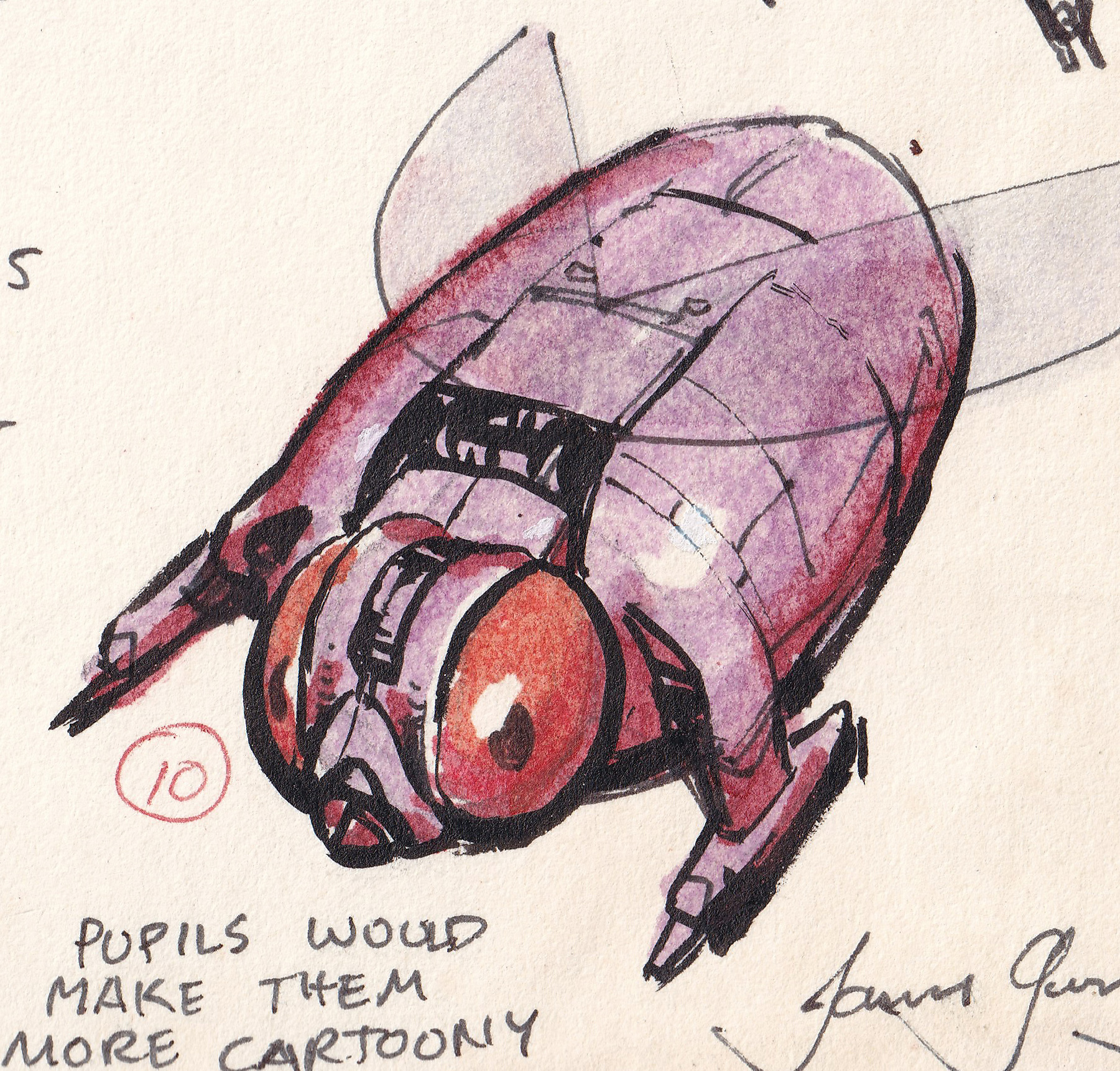 Gurney Journey: Sentient Insect Spaceships