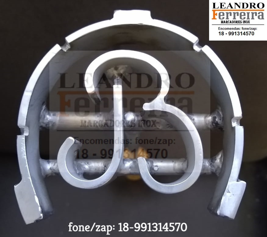 Marcadores em Inox Leandro Ferreira: Marcadores Inox - Marca de gado e ...