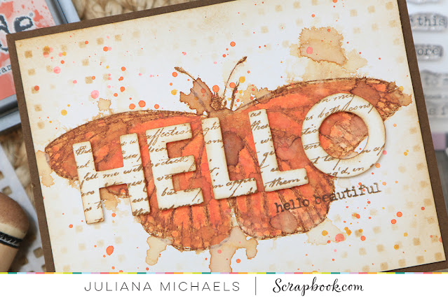 Hello Beautiful Card | World Cardmaking Day - 17turtles Juliana Michaels