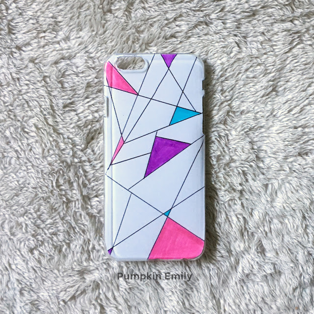 3 DIY Geometric Phone Cases