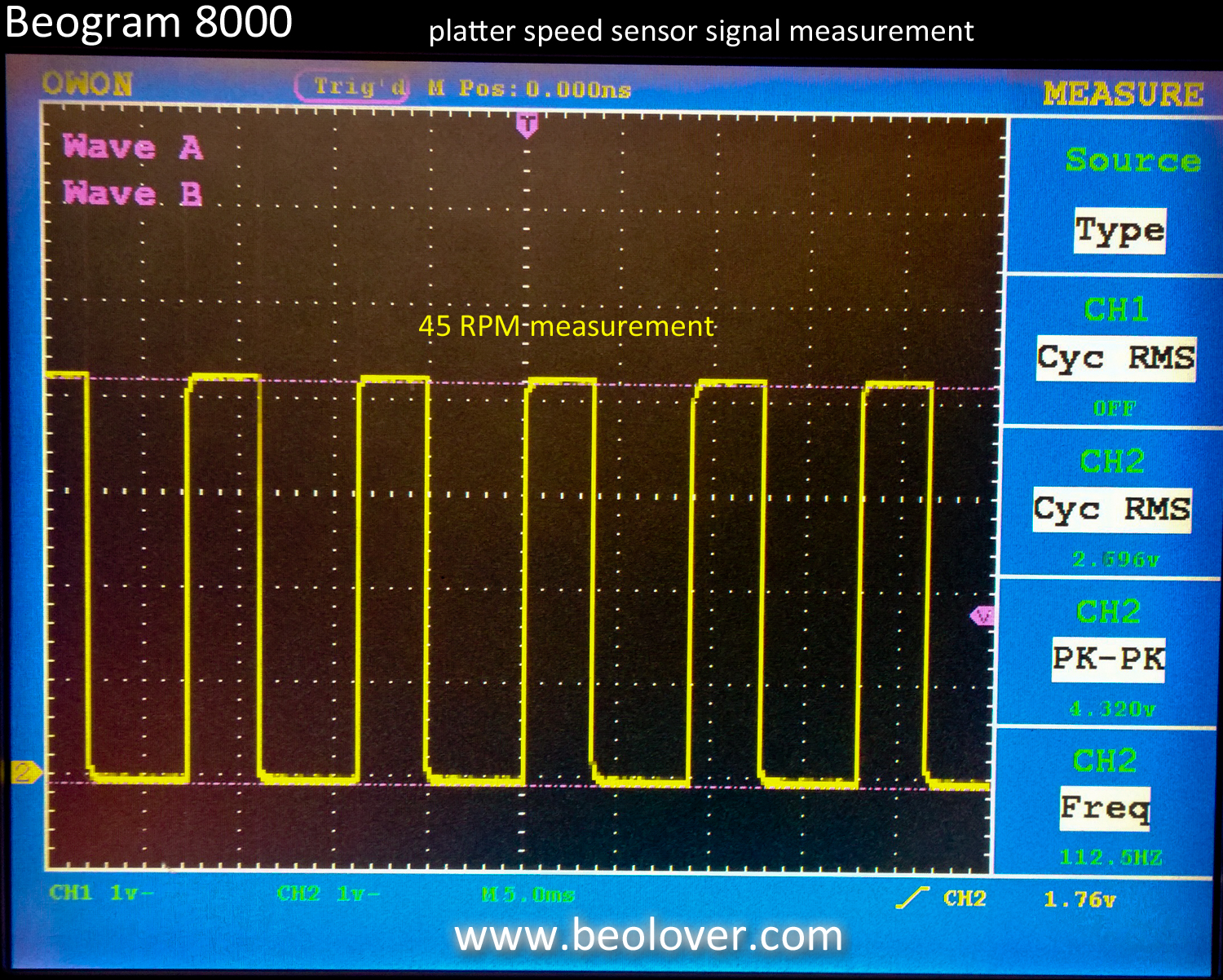beolover: Beogram 8000: Sensor Checks and Adjustments