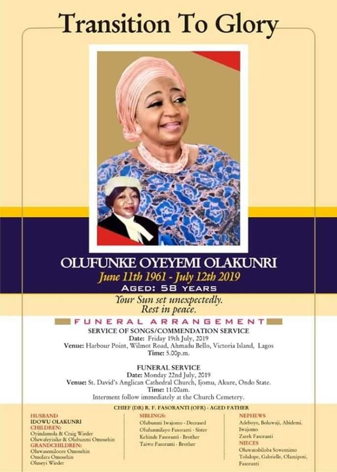 Family Releases Burial Programme For Murdered Daughter Of Chief Rueben family-releases-burial-programme-for-murdered-daughter-of-chief-rueben