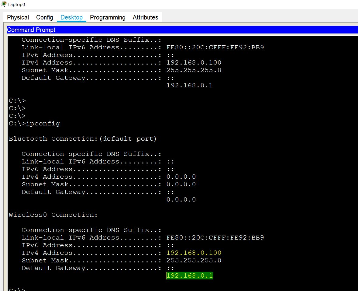 NETWORK ENGINEER STUFF: Cisco Packet Tracer - Wireless Router Configuration