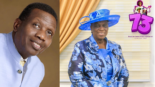 Pastor Adeboye celebrates wife at 73