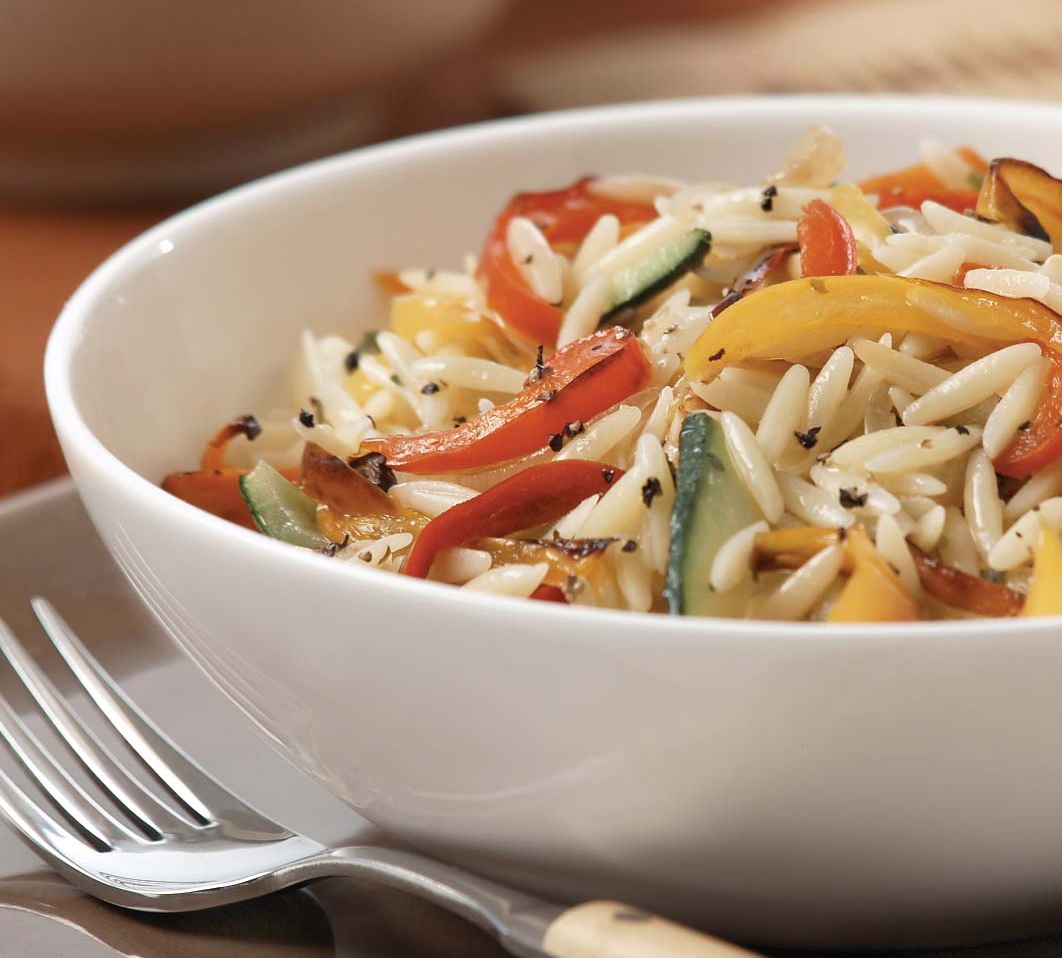 Jenni Lopez Food Court: Vegetable Orzo Primavera Recipe - Ingredients ...