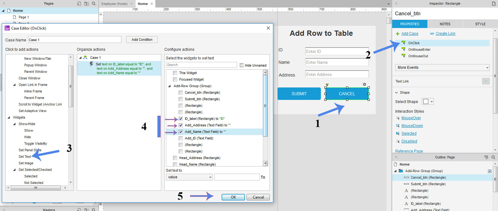 Uiux Design Adding New Row To Table