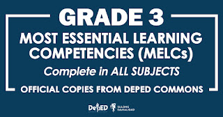 Official MELCs in GRADE 3 (All Subject Areas) Free Download - DepEd Click