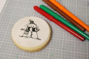 Stamped Christmas Cookies